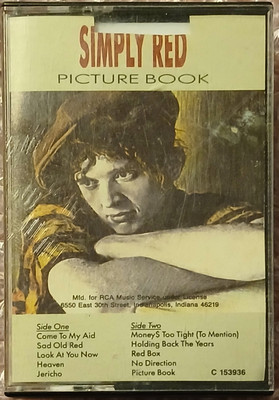 Picture Book by Simply Red (Cassette, 1985, Elektra (Label ...