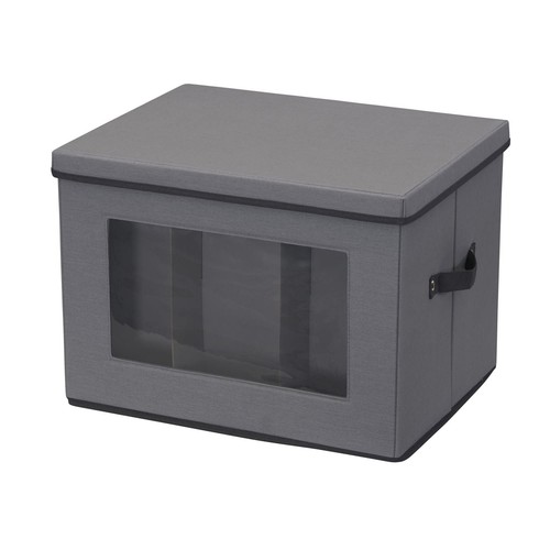Tall Wine and Bottle Storage Chest, Gray 40071119546| eBay