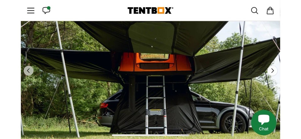 TentBox Lite XL Living Pod With 2 Prop Poles | eBay UK