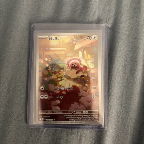 Pokemon Mega Evolution Stufful 154/132 Secret Rare Full Art | eBay
