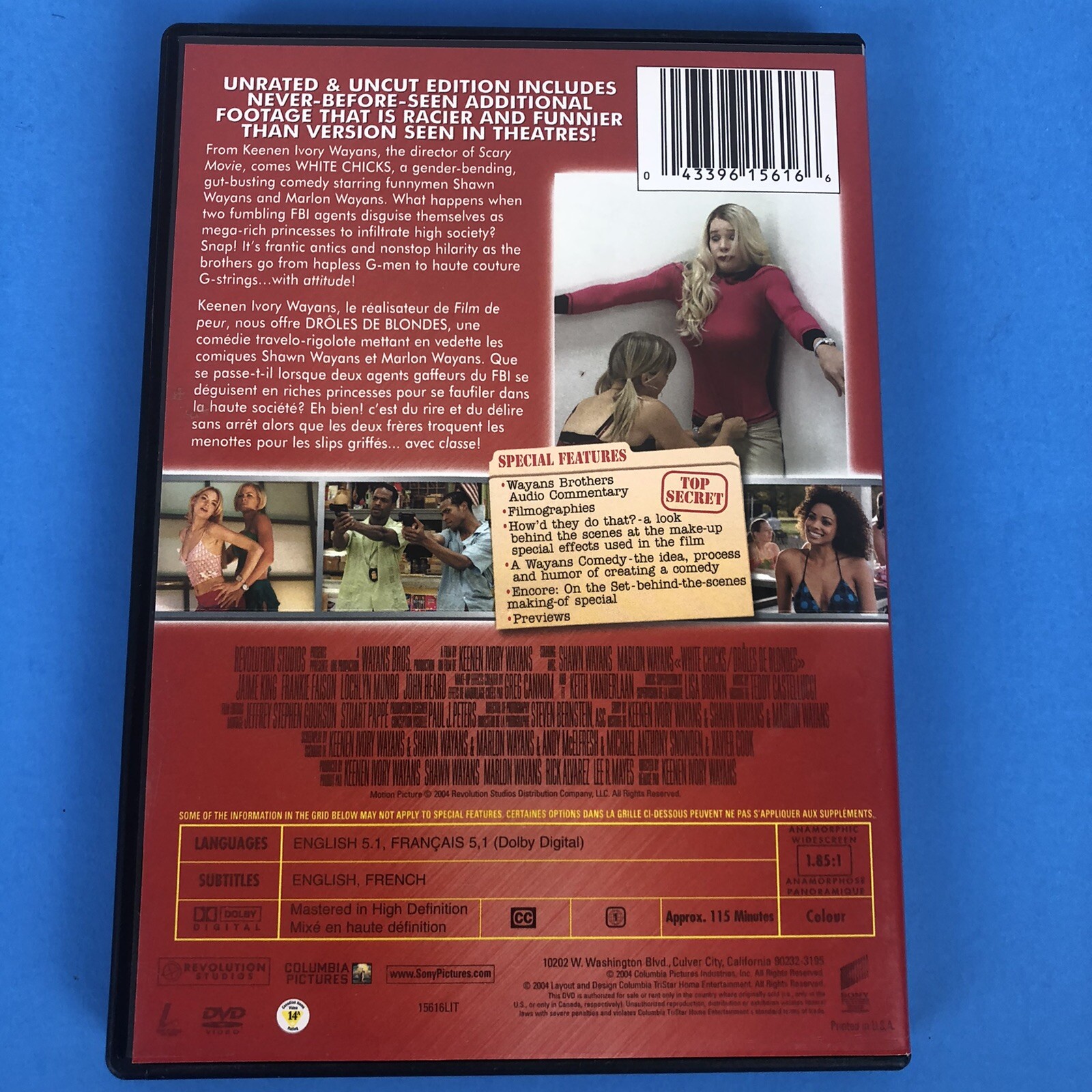 White Chicks (DVD, 2006, Canadian) 43396156166 | eBay