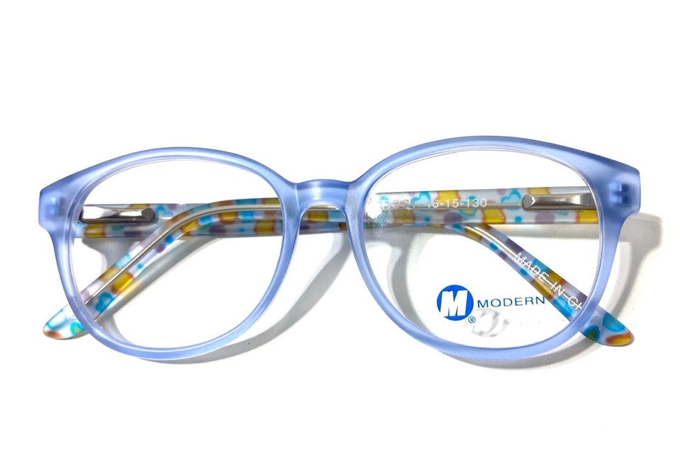 BRAND NEW MODERN OPTICAL BEHAVE BLUE FROST AUTHENTIC EYEGLASSES RX 46 ...