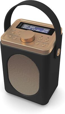 Black Portable Radio Majority Little Shelford DAB DAB+ Digital and FM ...