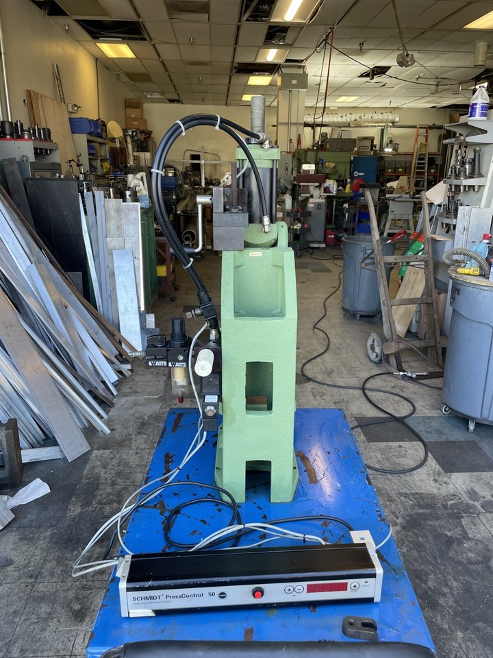 Schmidt Pneumatic Press Toggle 6000 lb Capacity, 1,6” Stroke, Press ...