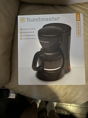NEW Toastmaster 5 Cup Coffee Maker With Glass Carafe TM-545CMKL | eBay