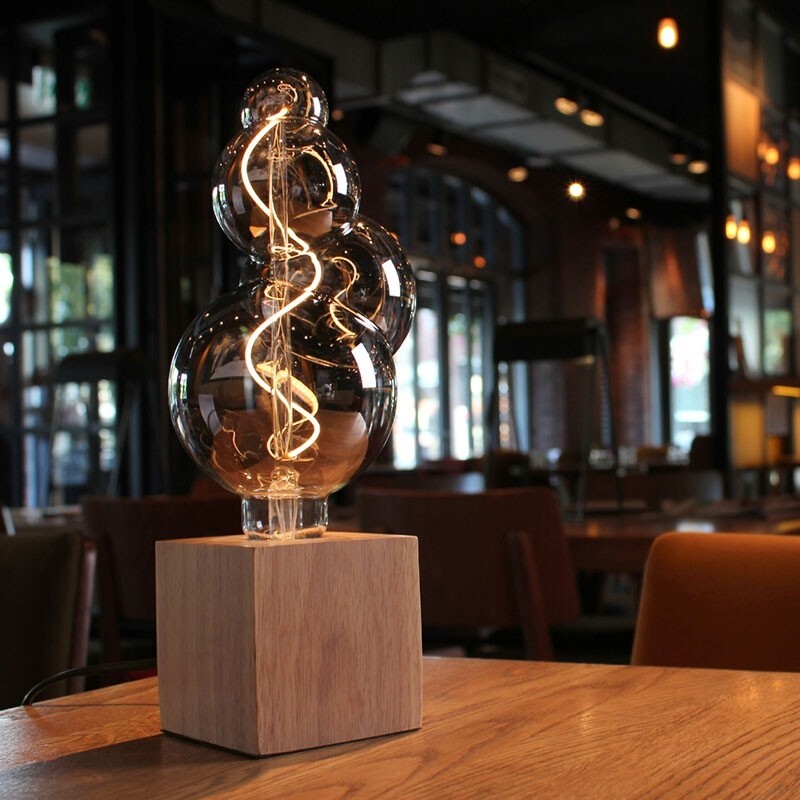 Calex Valencia Titanium LED 240V 4W E27 2100K Dimmable Decrotive Bulb ...