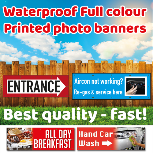 6ft x 2ft PVC Banners Outdoor Vinyl Banner Advertising Sign Display ...