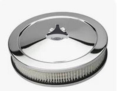 Air Cleaner Chrome 10 Inch for Small Block Chevy 283 327 350 383 400 ...