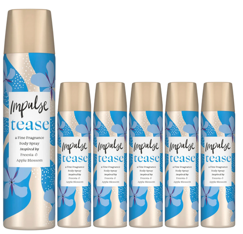 X 6 IMPULSE BODY FRAGRANCE 75ML SPRAY DEODORANT & GIFT SETS MIX | eBay UK