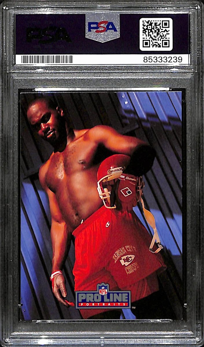Derrick Thomas HOF Signed/Auto 1991 Pro Line Portraits #196 Chiefs PSA ...