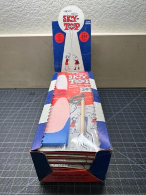 VINTAGE Store COUNTER DISPLAY w/ 10 1960's SKY TOP Unusual Toys MFG ...
