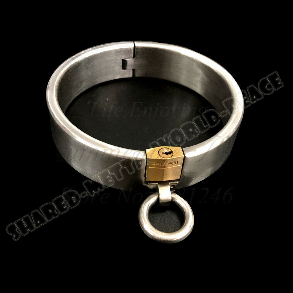 2021 Stainless Steel Slave Neck Collar Torque Restraints Set Choker ...