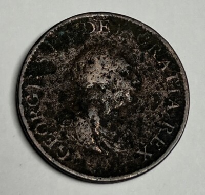 1799 Great Britain HALF PENNY King George III Copper English Coin UK | eBay