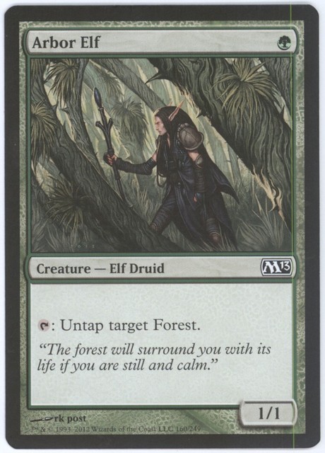 MTG Arbor Elf Magic 2013 160/249 Regular Common for sale online | eBay