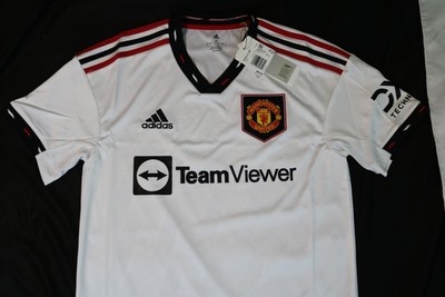 Adidas Manchester united Away White Soccer Jersey Men's Size: S H13880 ...
