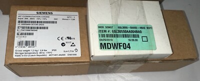 6SE6400-3CC00-2AD3 | MM4 & SINAMICS AC COMMUTATION CHOKE | 3PH 200-480V ...