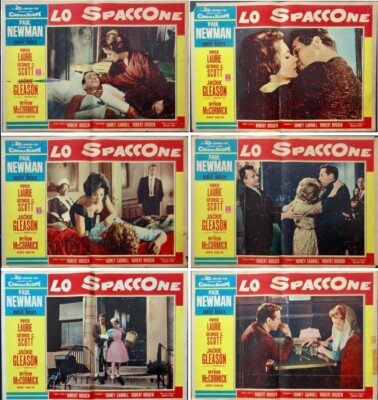 HUSTLER Italian fotobusta movie posters x6 PAUL NEWMAN PIPER LAURIE ...