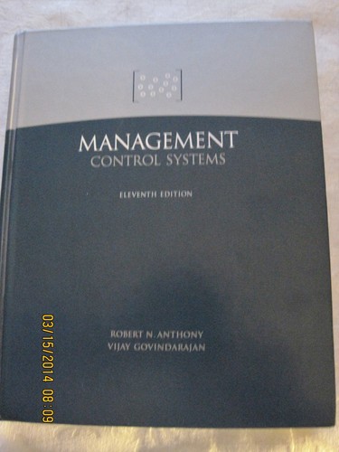Management Control Systems 9780072819311 | eBay