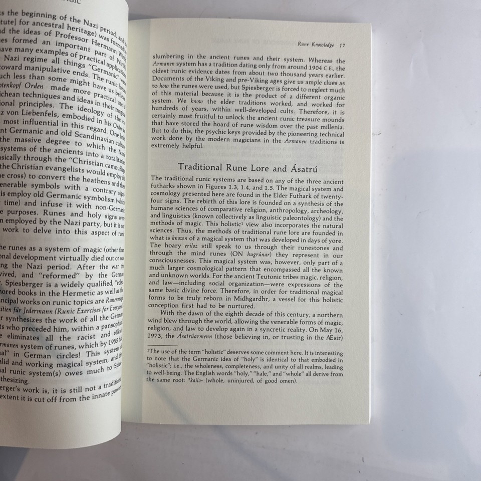 Futhark : A Handbook of Rune Magic by Edred Thorsson (1984, Trade ...