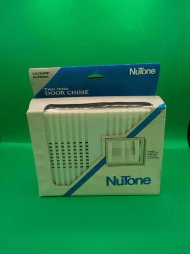 NuTone Two-Note Door Bell Chime LA-126WH Easy Install - Brand New ...