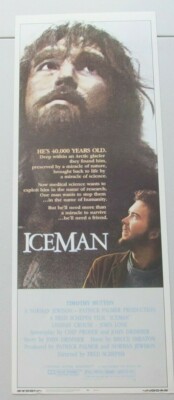 ICEMAN ORIGINAL ROLLED 14X36 INSERT MOVIE POSTER 1984 TIMOTHY HUTTON ...