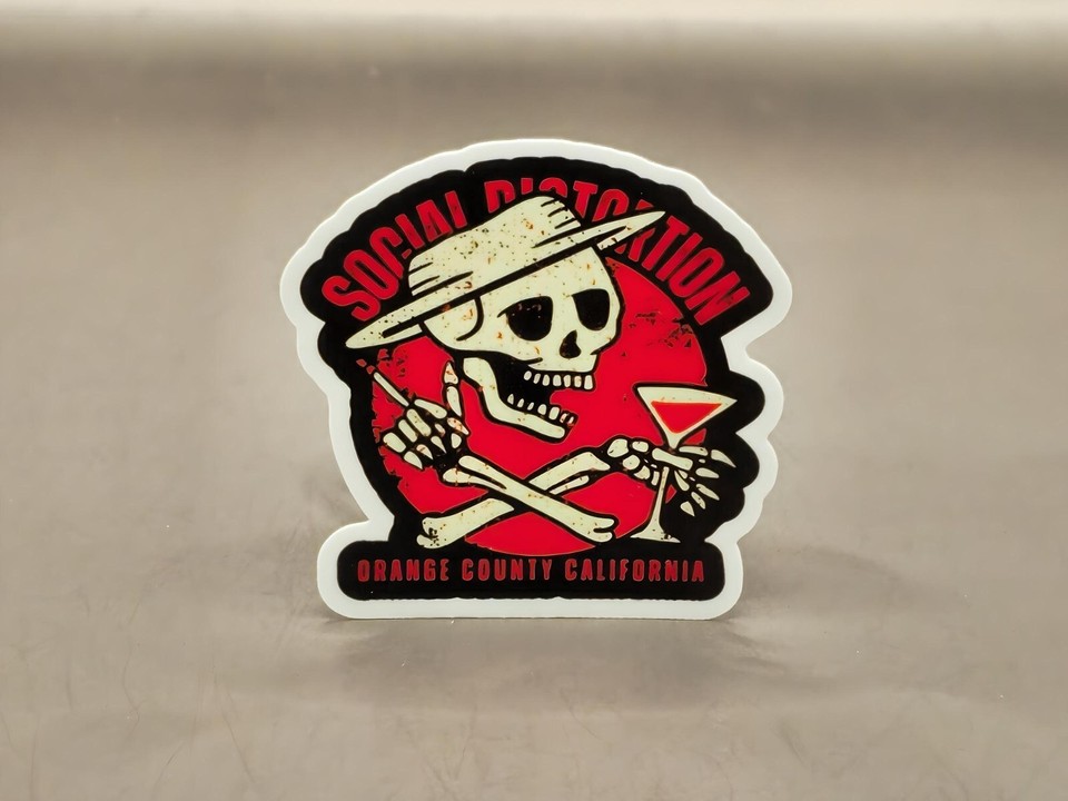 Social Distortion Vinyl Stickers Band Logo Hardcore Punk Rock Music ...