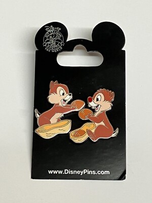 WDW 2014 Disney CHIP N DALE Eating Peanuts Collectors Pins (NEW) | eBay