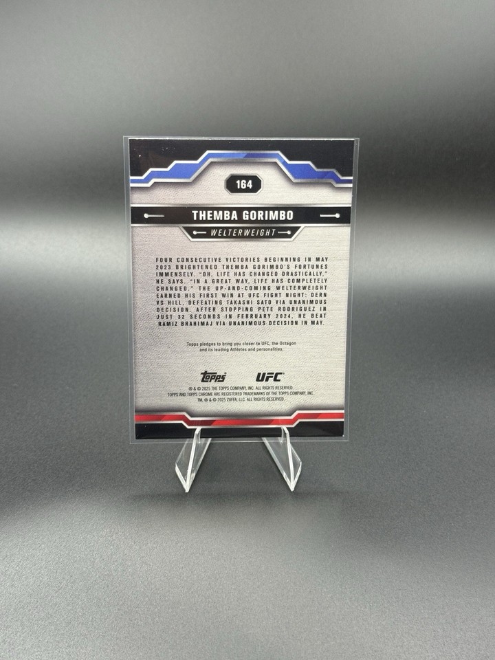 2025 Topps Chrome UFC - Themba Gorimbo #164 | eBay