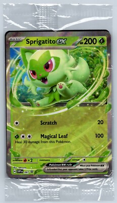 Sprigatito ex - Paldea Adventure Chest Promo SVP 087 Pokemon TCG Card ...
