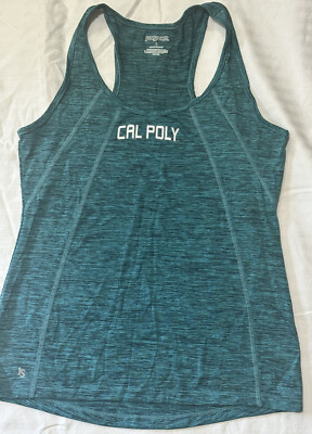 Jansport Green Cal Poly Shirt Top Women’s Large College Top Racerback ...