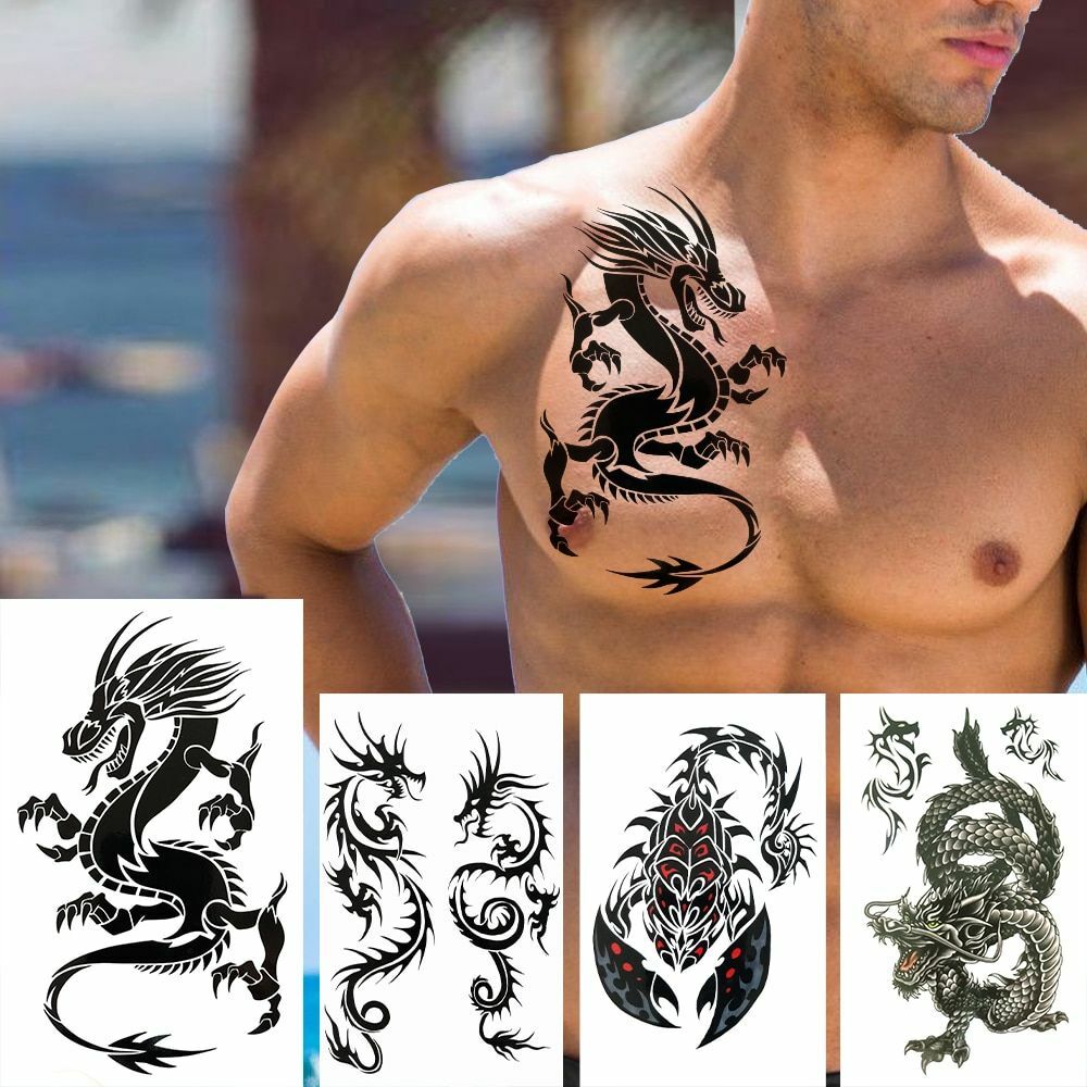 Dragon Tattoos For Men Chest