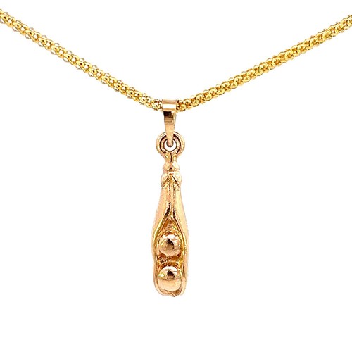 RARE JAMES AVERY 14K YELLOW GOLD TWO PEAS IN A POD CHARM | eBay