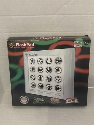 New FlashPad X1 Electronic Light & Touch 4-in-1 Game With Box Works ...