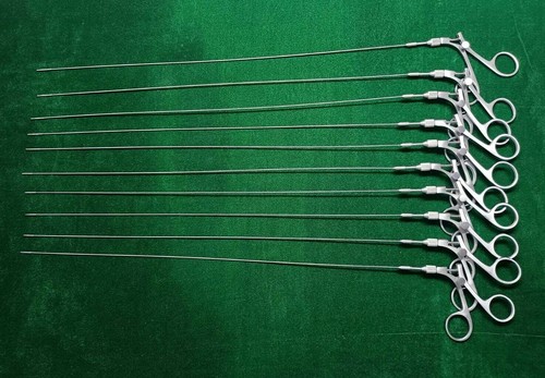 10pc Hysteroscopic Semi Rigid Scissor/Alligator 5FR 40cm surgical ...