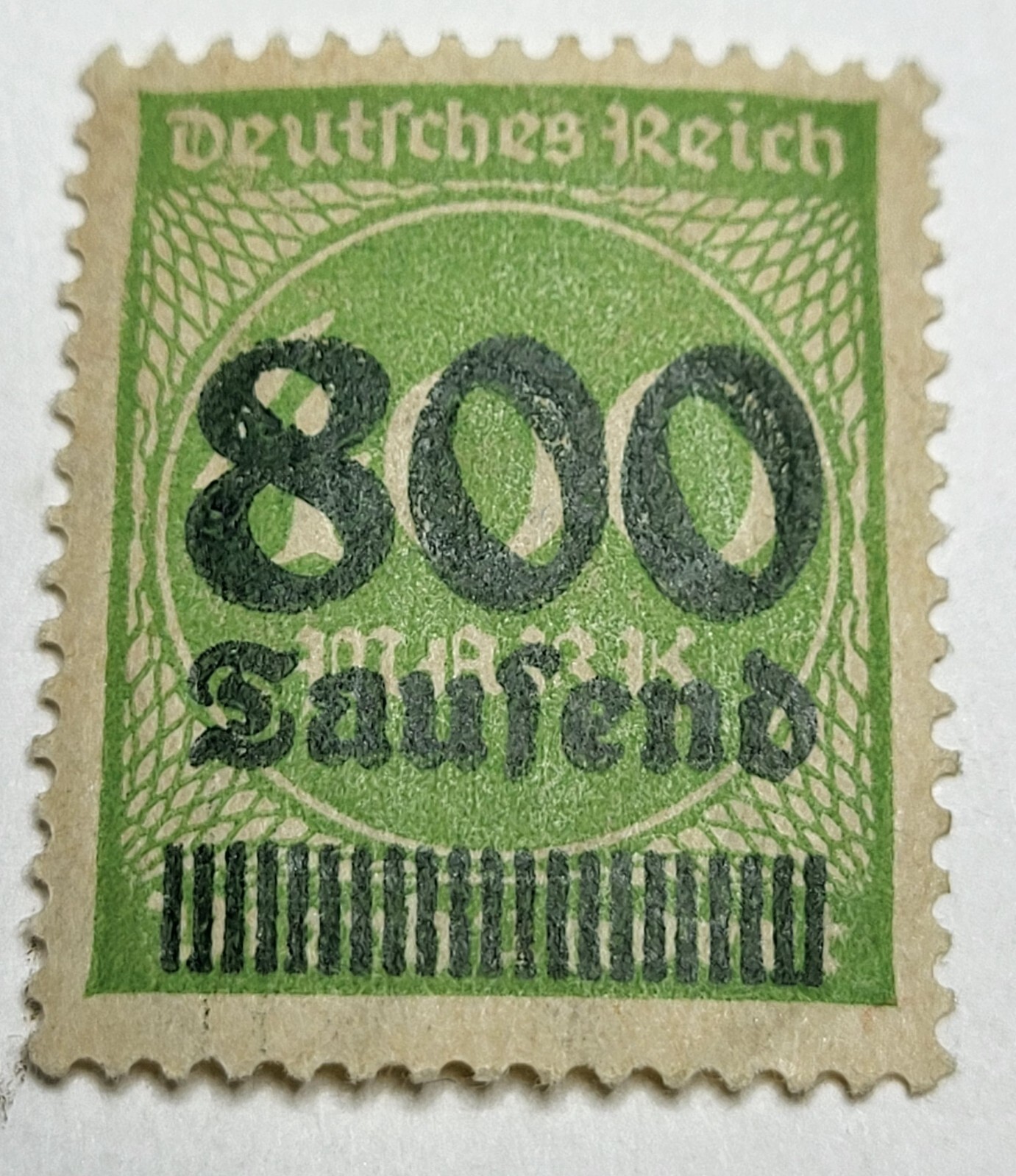 GERMANY INFLATION STAMP " 800 SAUFEND" [ REF LOT X ) | eBay