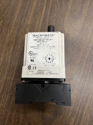 Macromatic TR-51622-05. Time Delay Relay Off Delay And Schneider ...