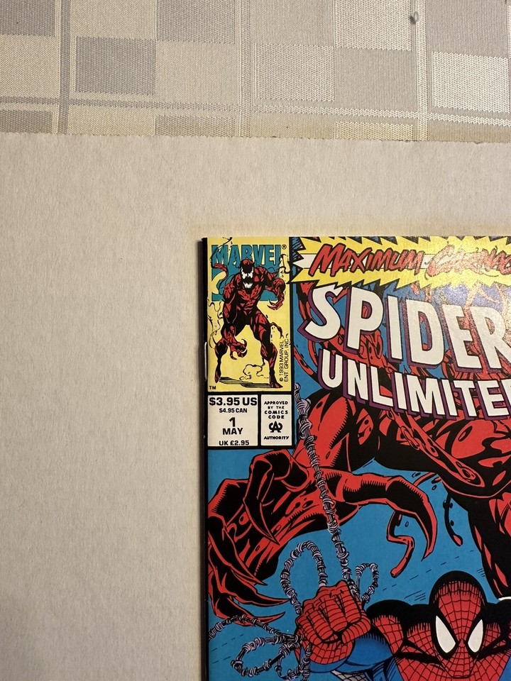 Spider-Man Unlimited #1 1st App Shriek Maximum Carnage! High Grade Key ...