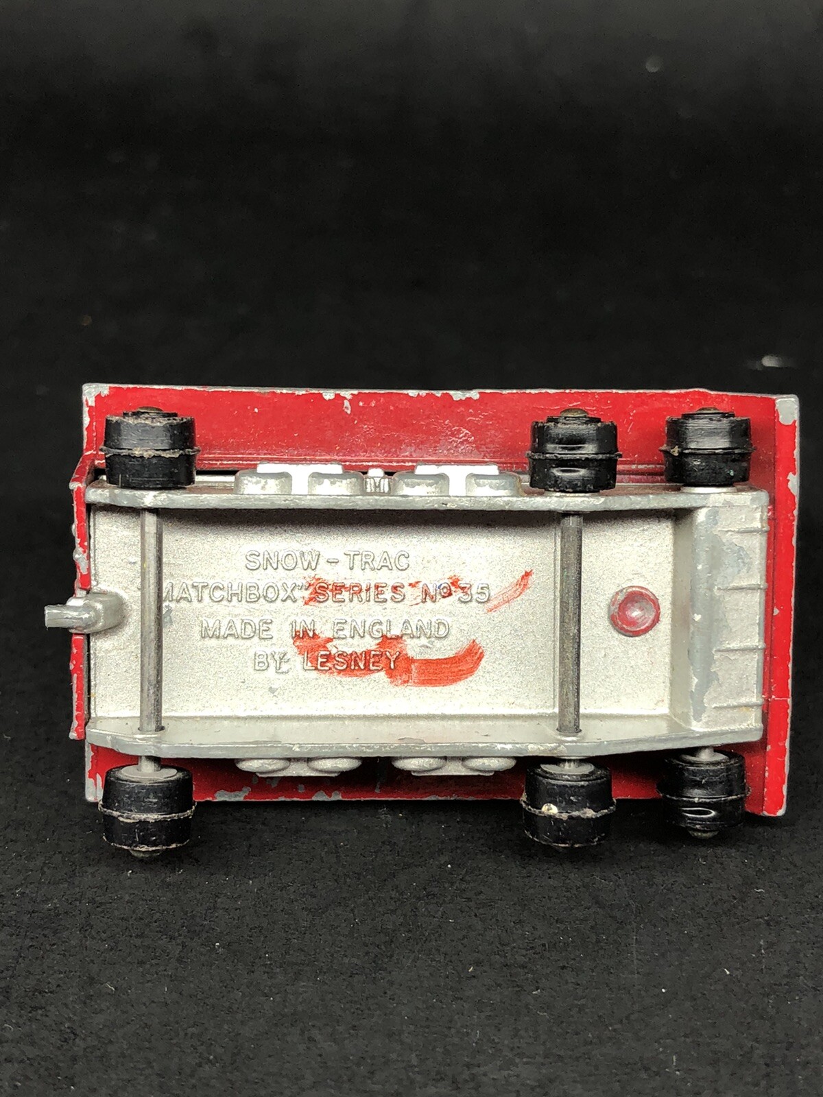 Vintage Lesney Matchbox Snow-Trac No. 35 Red Sno Cat England Toy NO ...