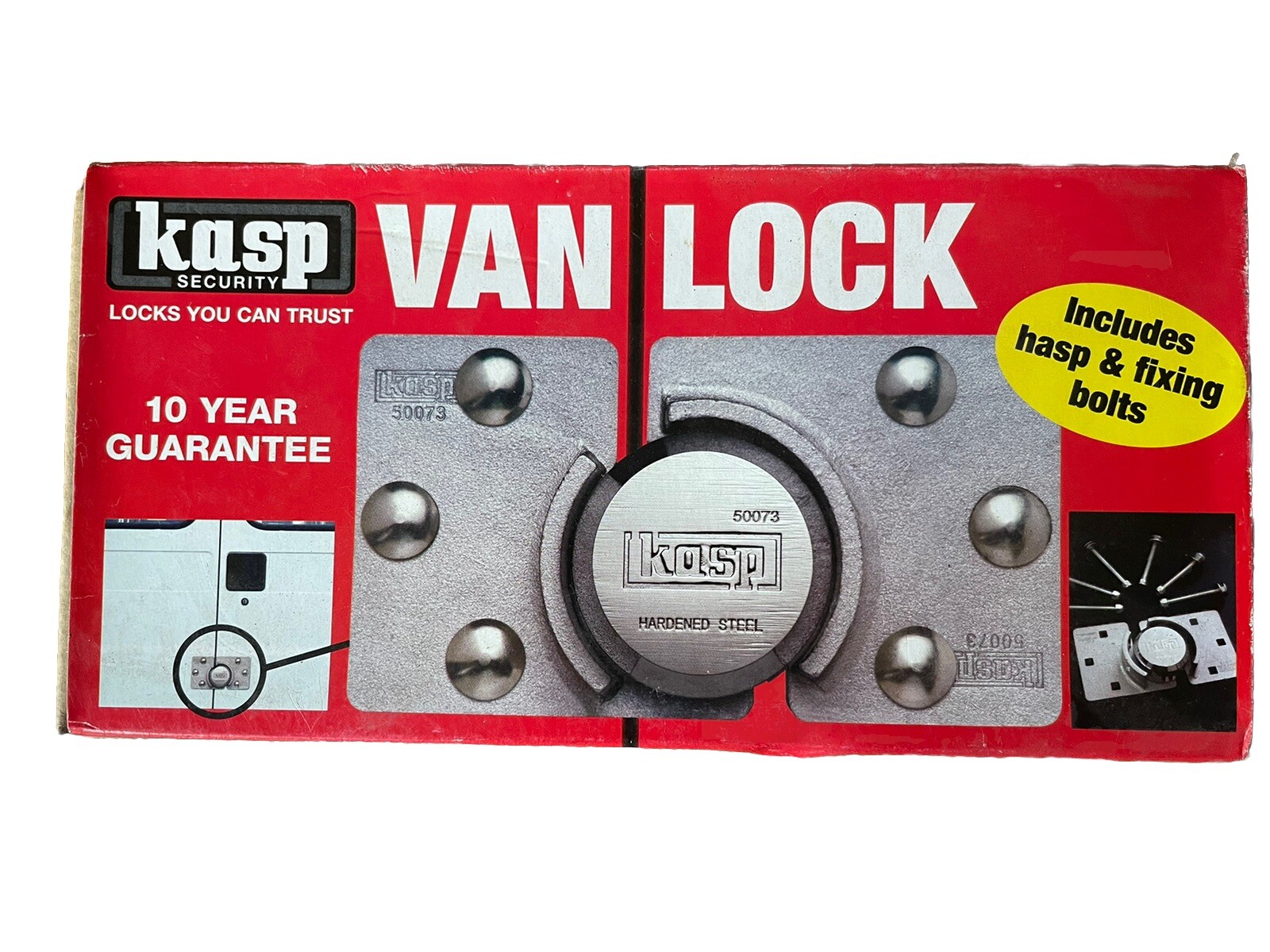 KASP 50073 Heavy Duty Security Van Lock & Hasp Padlock | eBay