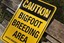 CAUTION Bigfoot Breeding Area Embossed Tin Sign - Finding - WARNING ...