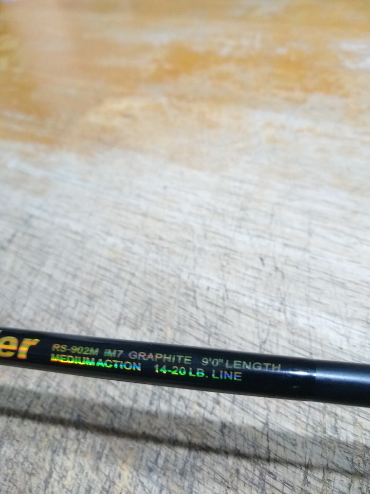 Riversider #RS-902M 9' 2pc Medium Action IM7 Graphite Spinning Fishing ...