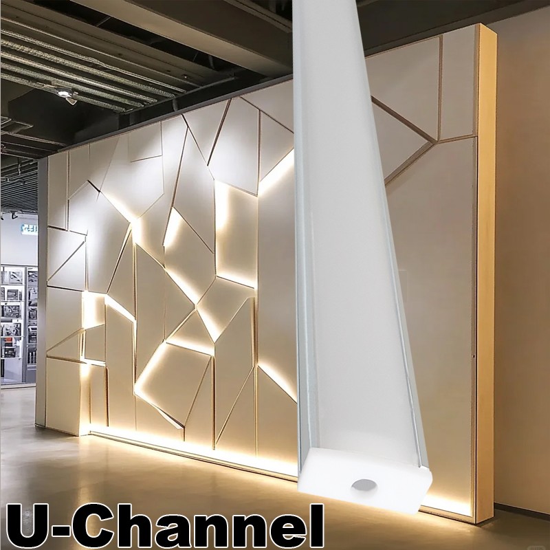 40/pieces 3.3 feet wall mounted LED channel aluminum profile for LED ...