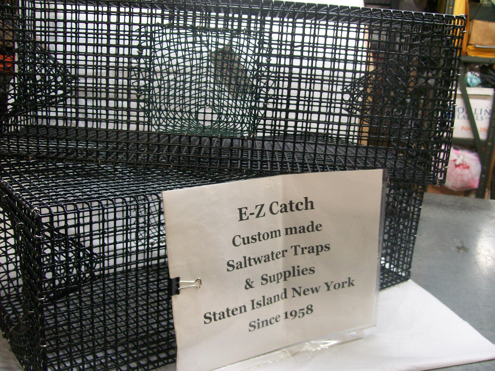 E-Z Catch Premium Quality Minnow & Killie Trap 3-Funnel Version 24" x ...