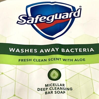 Safeguard Bacteria Fighting Bar Soap With Aloe-1 Bar | eBay