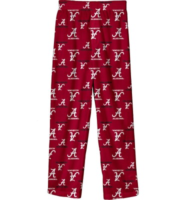 Alabama Crimson Tide Crimson Sleep Lounge Pants Youth Size XSmall NEW ...