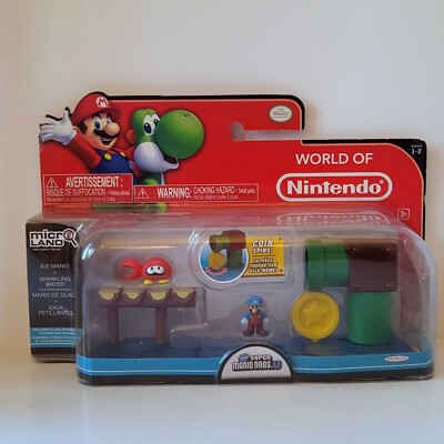 ICE MARIO & SPARKLING WATER WORLD OF NINTENDO MICRO LAND SUPER MARIO ...