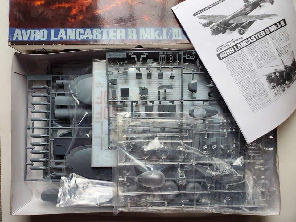 Tamiya 1:48 *READ* Avro Lancaster B MK.I/III Model Kit 61105-6400 | eBay
