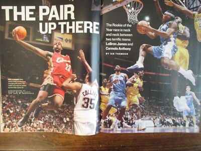 2004 SPORTS ILLUSTRATED Mag(LEBRON JAMES/SEAN SMILEY/ZACK ESPOSITO/FRED ...