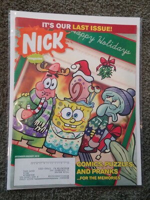 Nick Nickelodeon Magazine LAST ISSUE Dec/Jan 2010 | eBay
