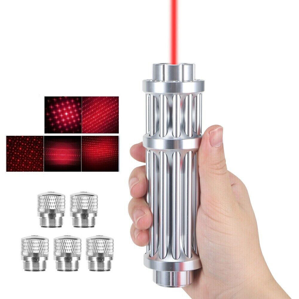 650NM Long Range Red Laser Pointer Adjustable Focus Beam Dot Light Kit ...